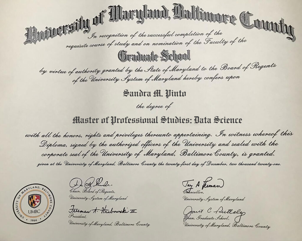 Fake Graduation Certificate From University Of Maryland Template (version2)