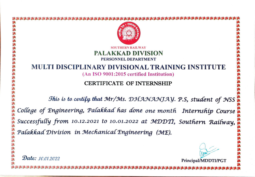 Stand Out With A Customizable MDDTI Internship Certificate PSD Template