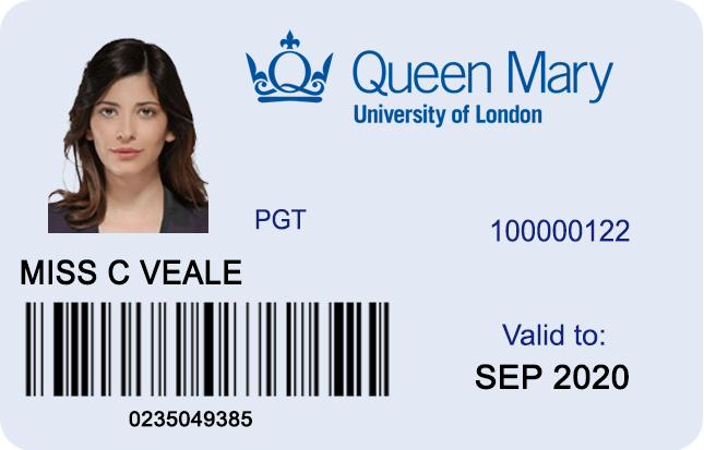 Create Queen Mary University Student ID Cards With Fillable PSD Templates
